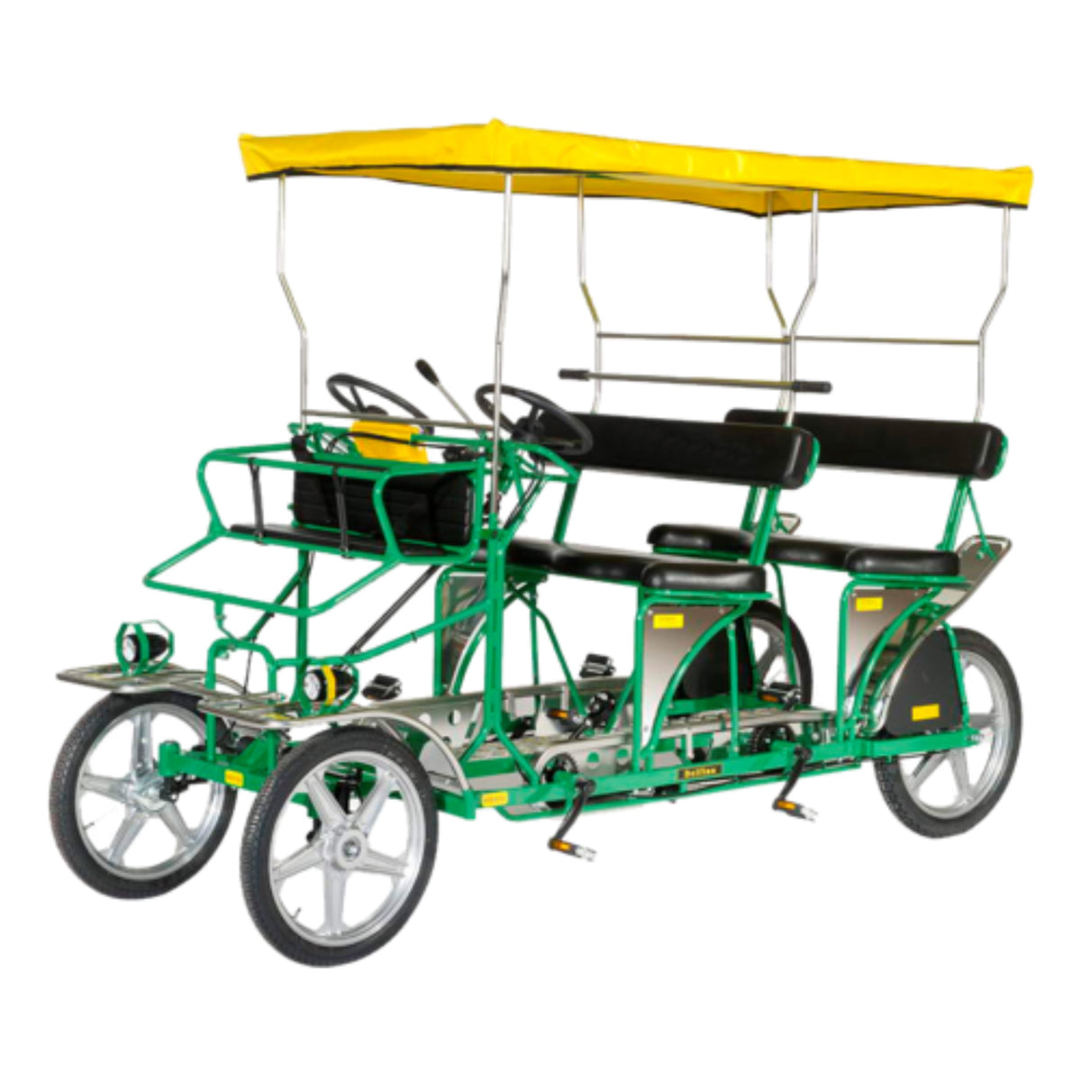 Delfino Surrey Bike Green – Buena Vista Surrey Company